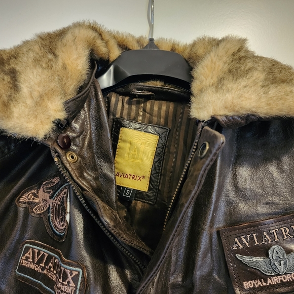 Aviatrix | Jackets & Coats | Leather Jacket | Poshmark